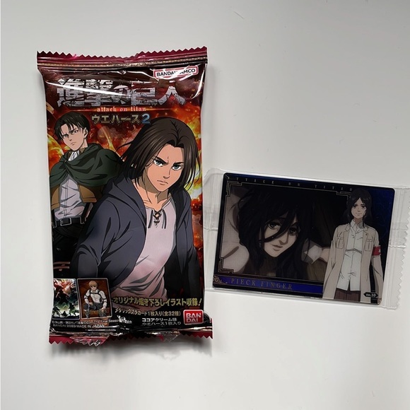 Manga | Art | Attack On Titan Anime Trading Cardshingeki No Kyojin ...